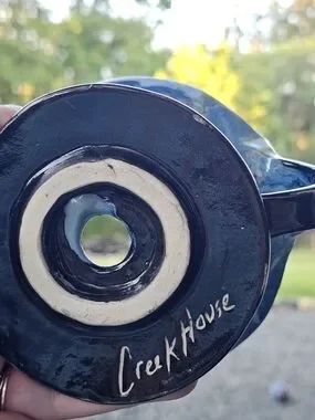 Handmade | Dining | Handcrafted Blue Ceramic Pourover Coffee Dripper ...